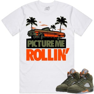 Jordan Retro 5 Olive 5s Shirt to Match CELADON PMR - Etsy