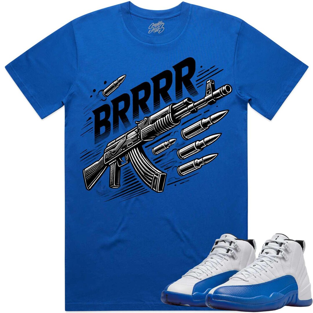 Blueberry 12s Shirt to Match Jordan 12 Sneaker Tees Brrr - Etsy