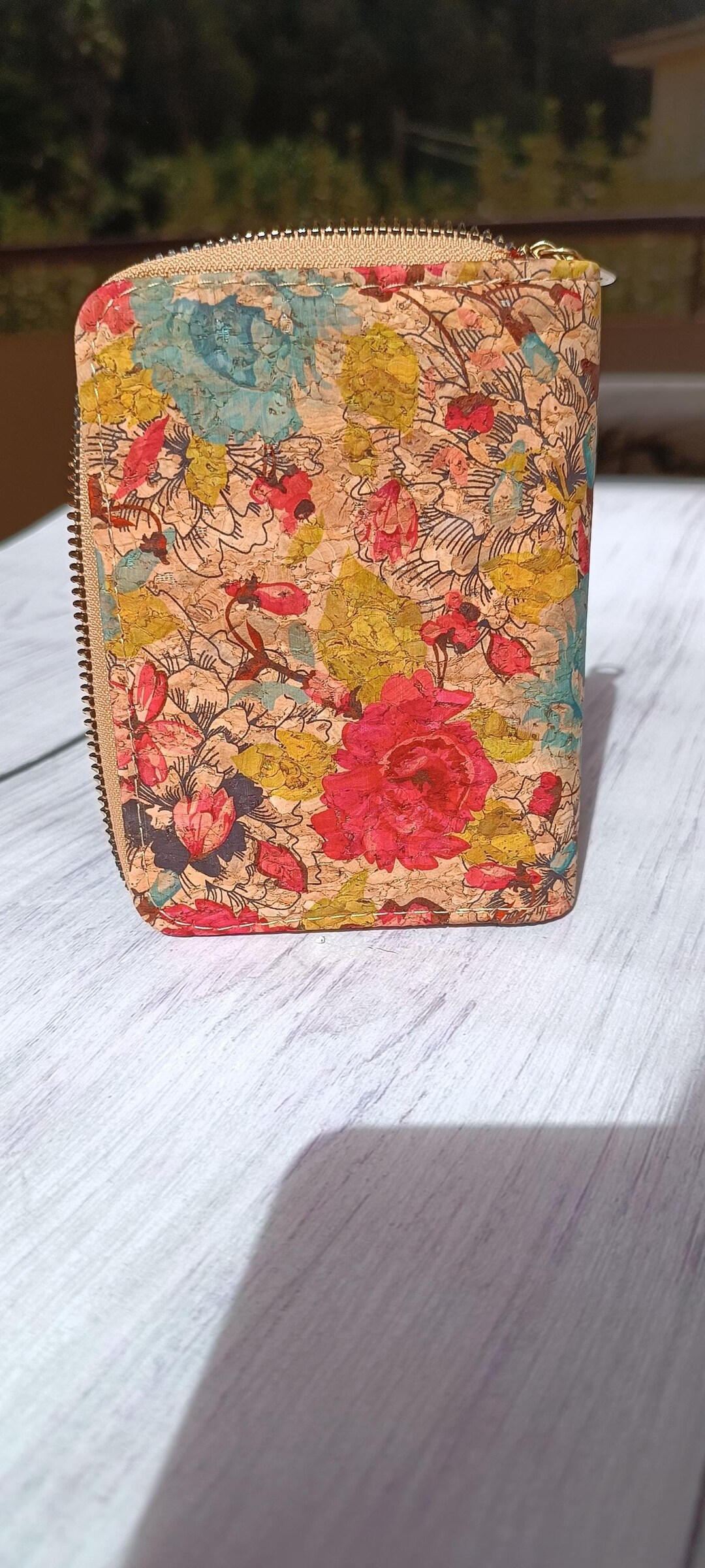 Small Cork Wallet, Portuguese Vegan Eco-friendly Gift for Women, Red ...