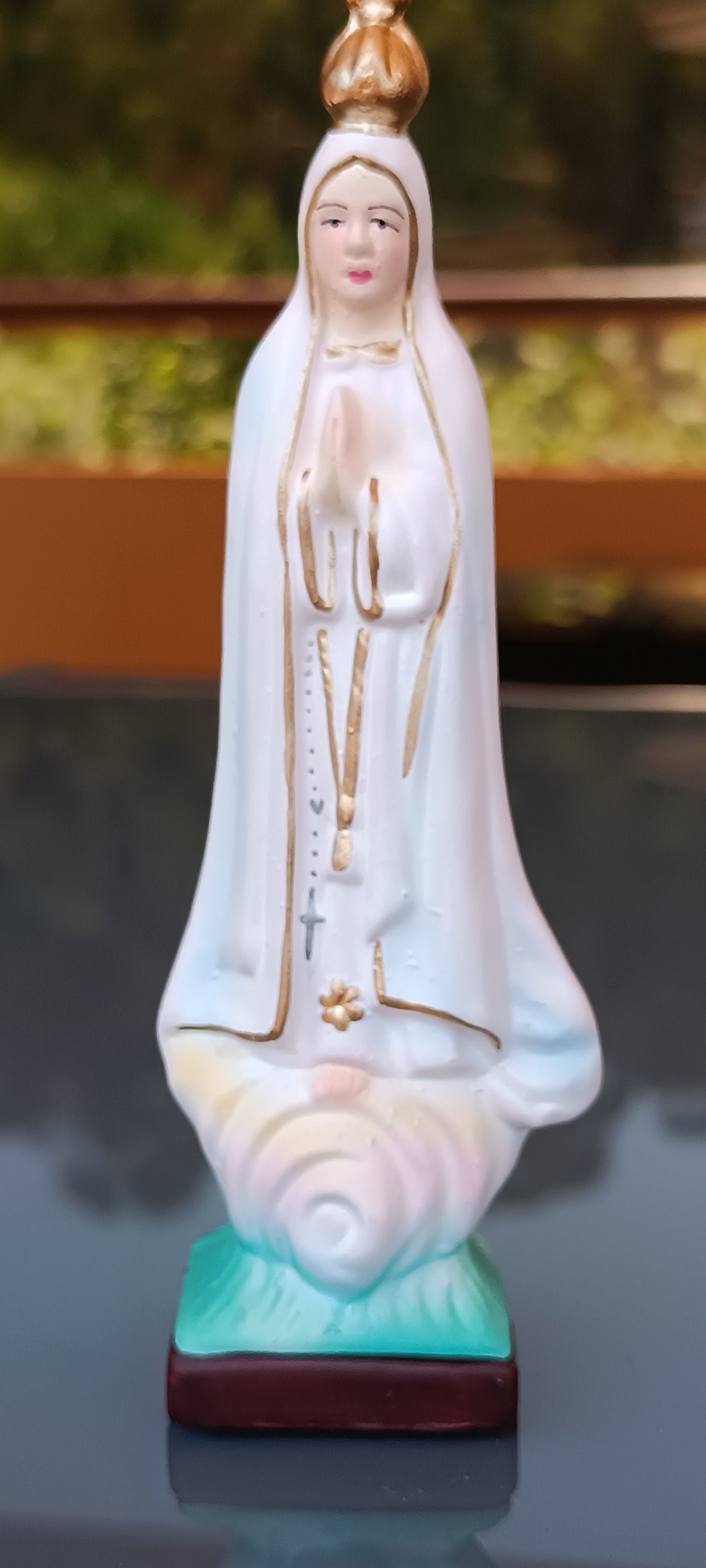 Holly Virgin Mary, Our Lady of Fátima, Statue Inspirational Gift ...
