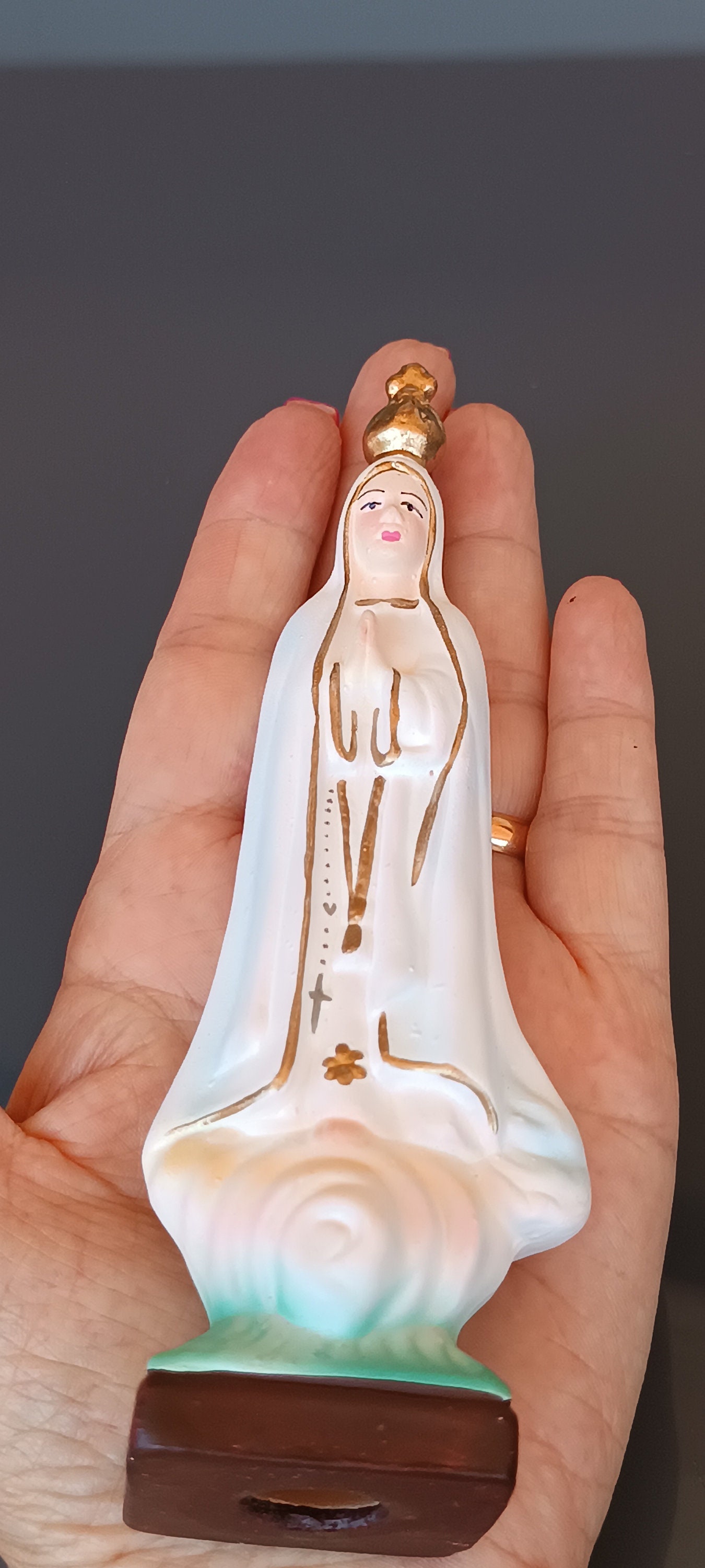 Holly Virgin Mary, Our Lady of Fátima, Statue Inspirational Gift ...