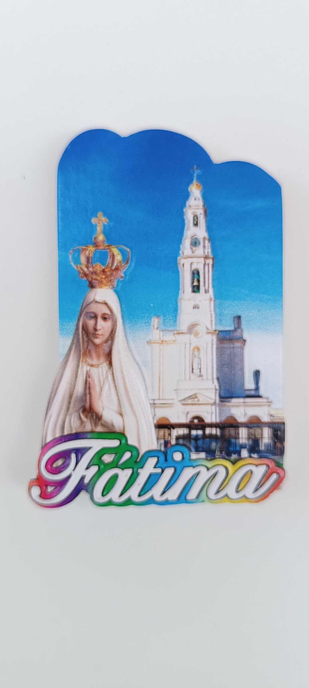 Holly Virgin Mary Magnet - Our Lady of Fátima, Religious Home Decor ...