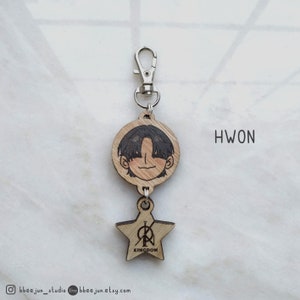 Kingdom Kpop Handmade Wooden Keychain for Kingmakers - Etsy