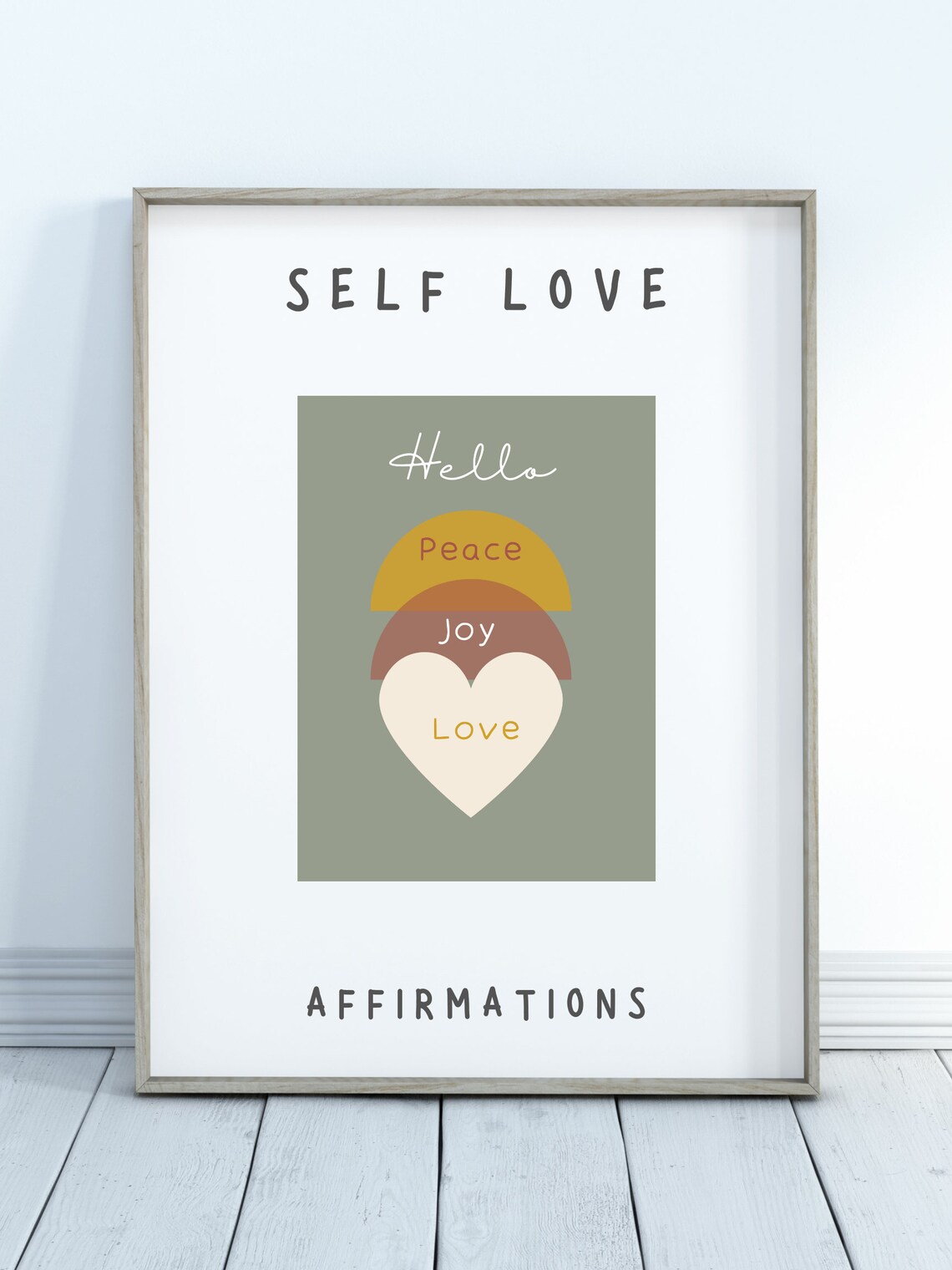 Daily Affirmations Wall Art, Affirmation Poster, Words of Affirmation ...