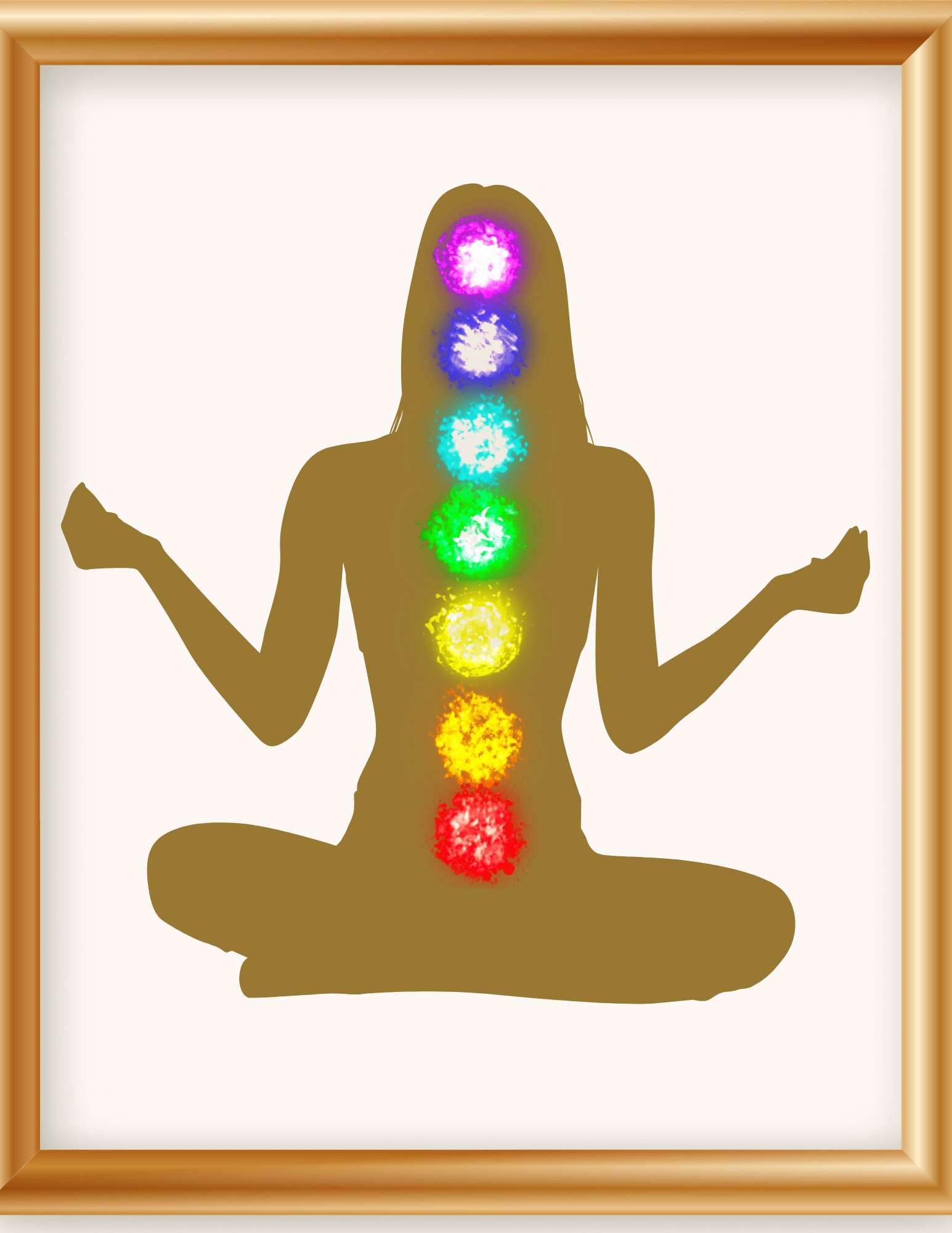 Chakra Poster, Chakra Art, Printable Art, Chakra Meditation Print, Yoga ...