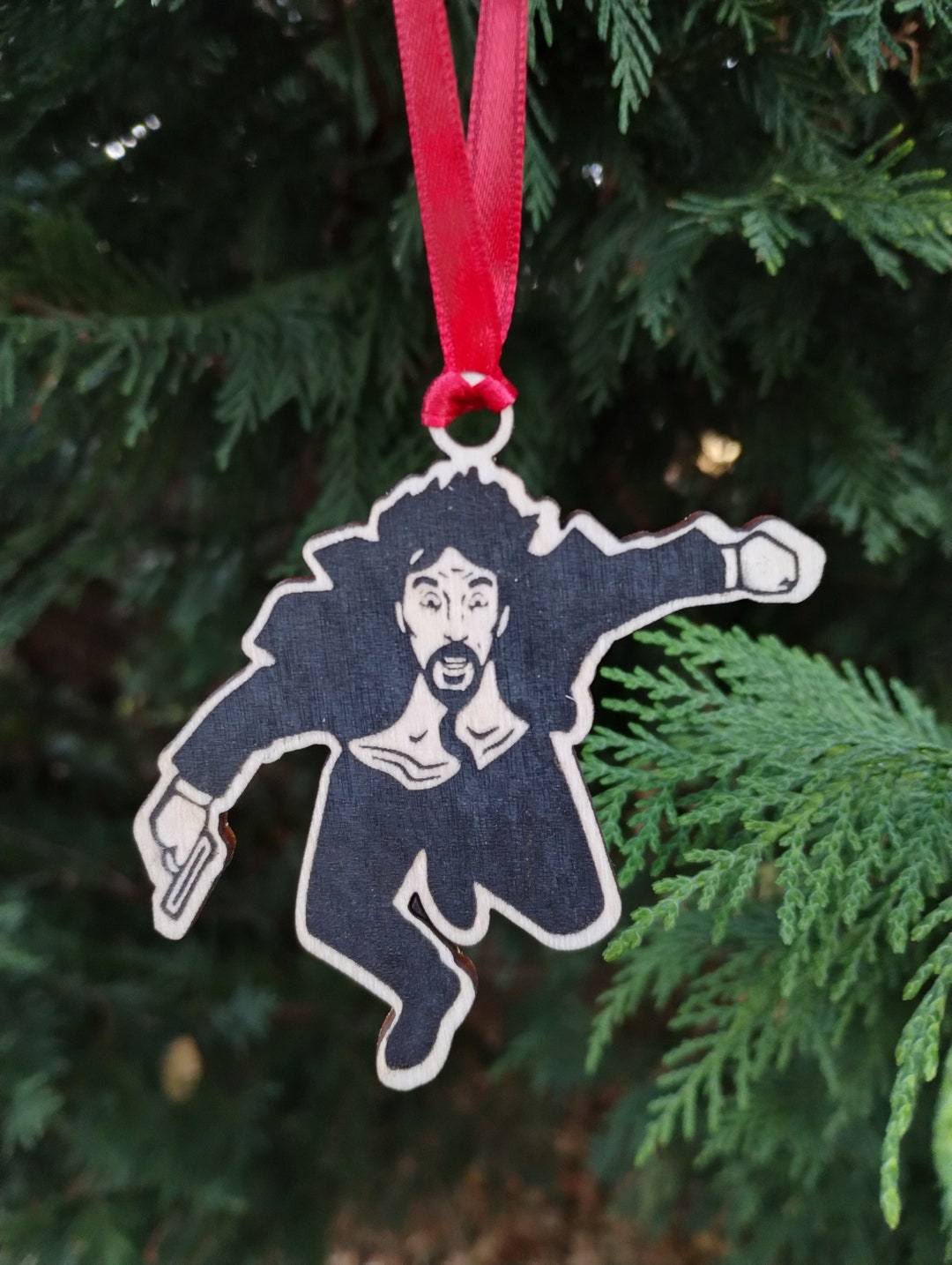 Hans Gruber Christmas Ornament, Laser Engraved, Nakatomi Plaza - Etsy