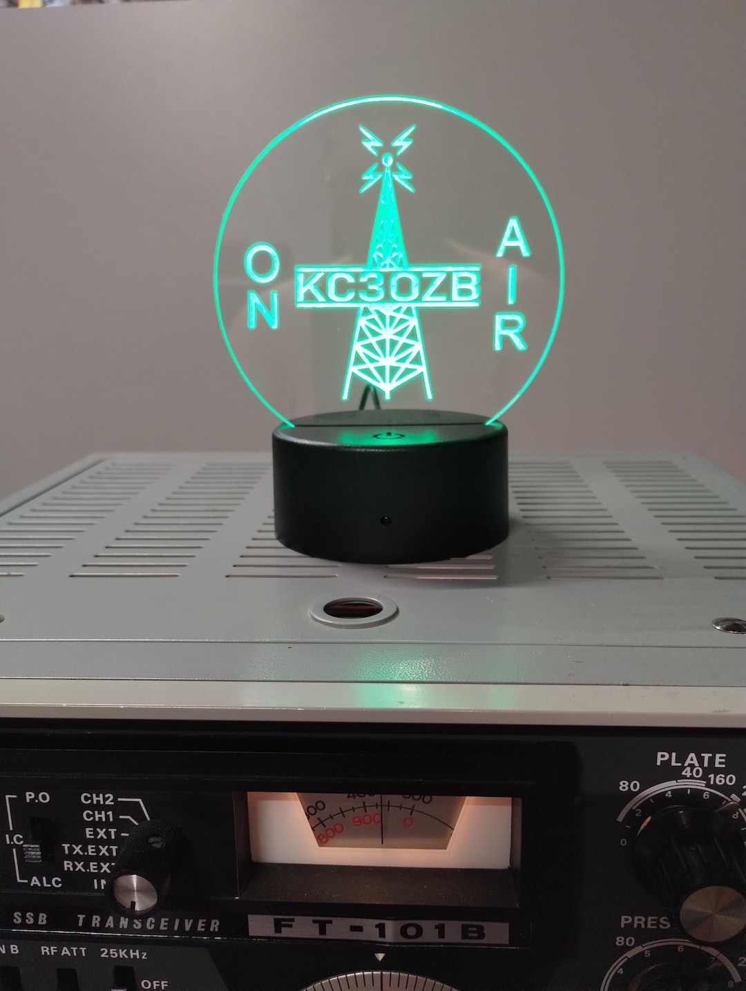 Ham Radio Callsign LED Sign Custom, Amateur Radio Call Sign Illuminated ...