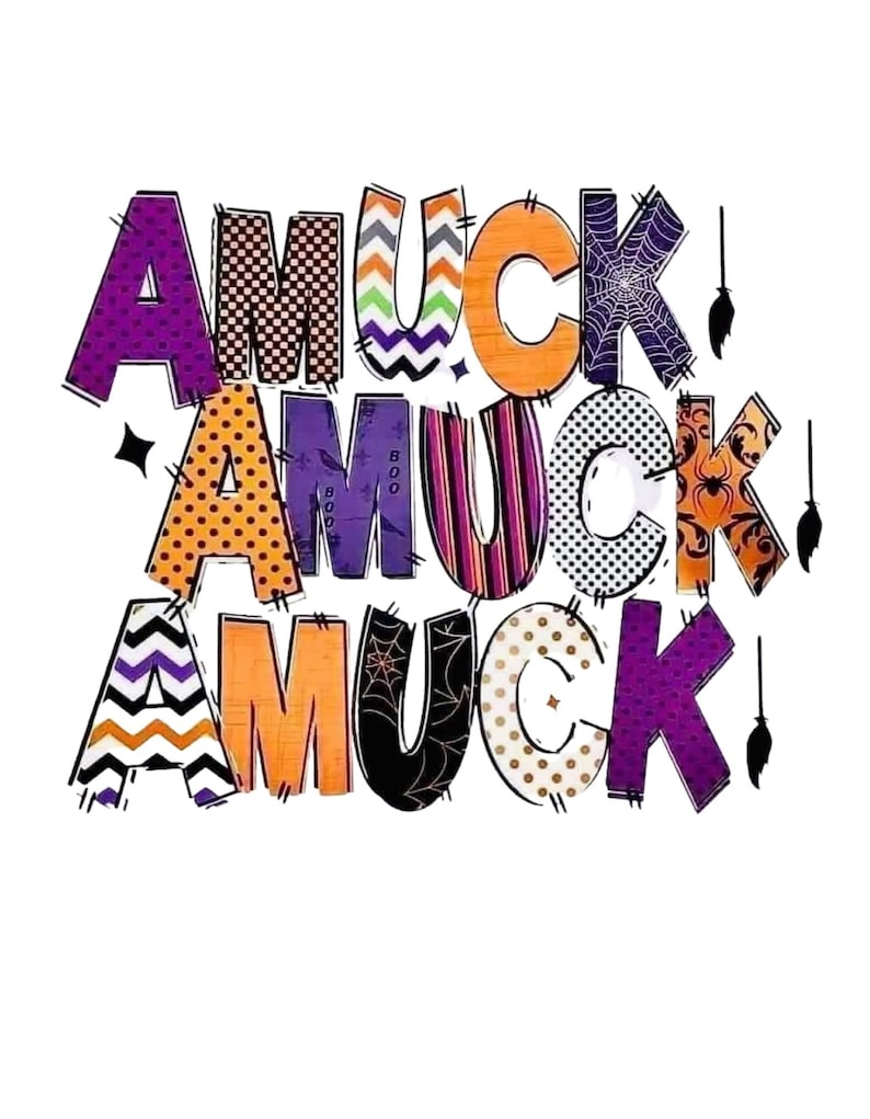 Hocus Pocus -AMUCK SVG PNG (digital File) - Etsy