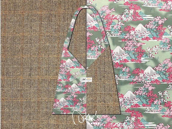 Harris Tweed X Mount Fuji Triangle Totebag Wedding Gift Hen | Etsy