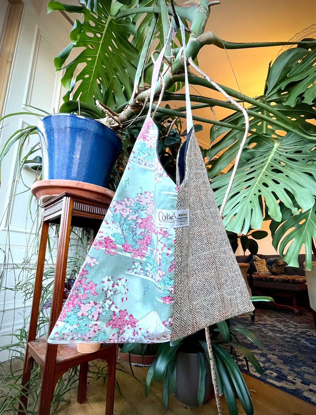 Harris Tweed X Mount Fuji Triangle Totebag | Wedding Gift, Hen Party ...