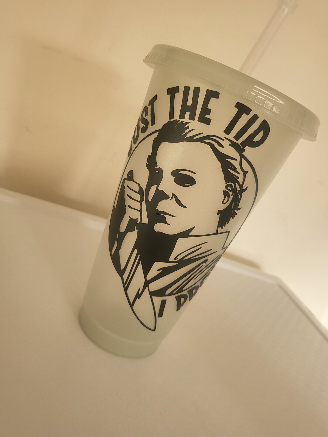 Horror, Cup Tumbler, Just the Tip, Cold Cup - Etsy