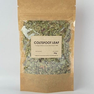 Coltsfoot Leaf Tussilago Farfara 100% Natural Dried Herb Herbal Tea ...