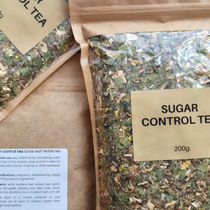 Sugar Control Tea | Handcrafted Herbal Blend | White Mulberry Leaf ...