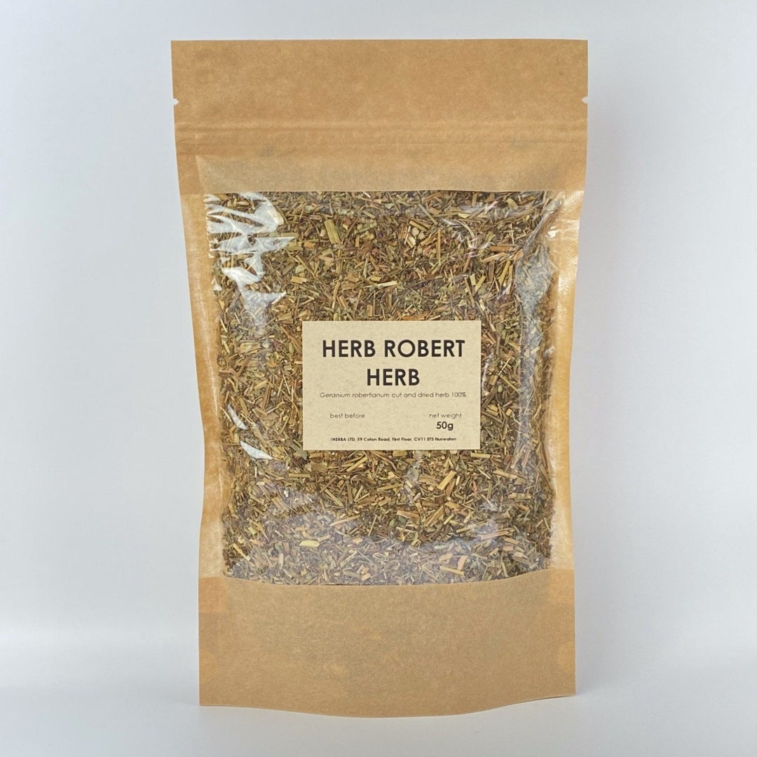 Herb Robert Dried Herb | Geranium Robertianum | Natural Herbal Tea - Etsy
