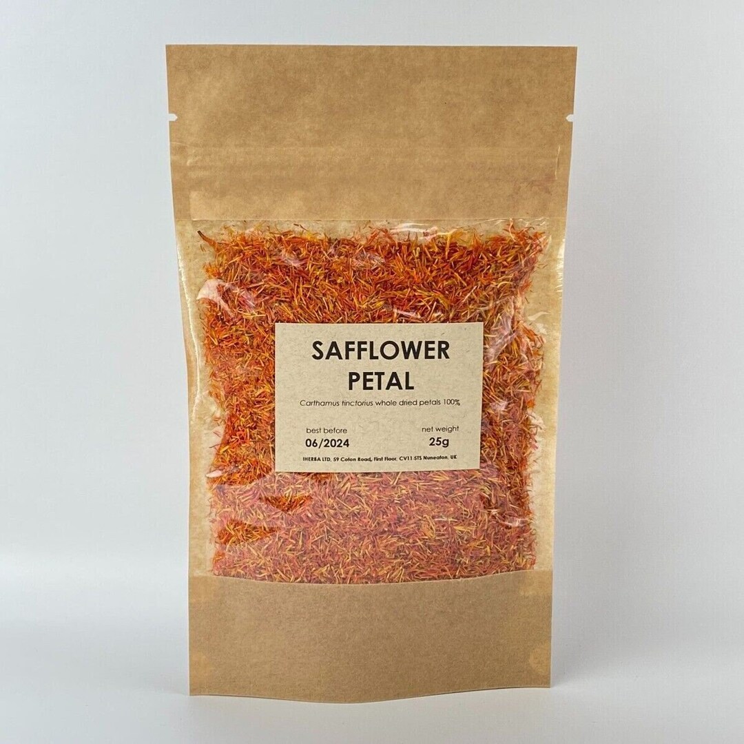 Safflower Dried Petals Carthamus Tinctorius Natural Herbal Tea Krokosz ...