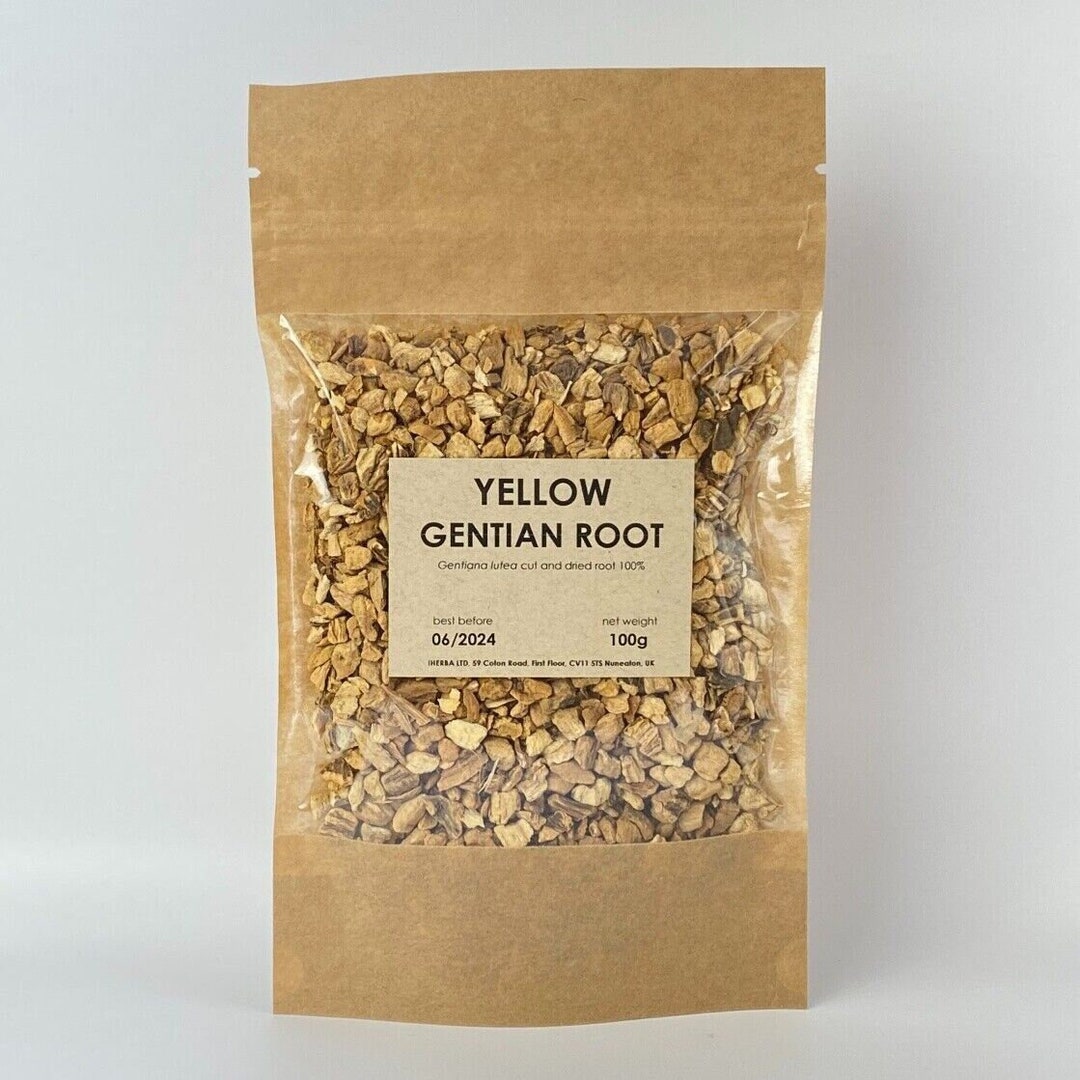 Yellow Gentian Root Gentiana Lutea Dried Herb Natural Herbal Tea ...