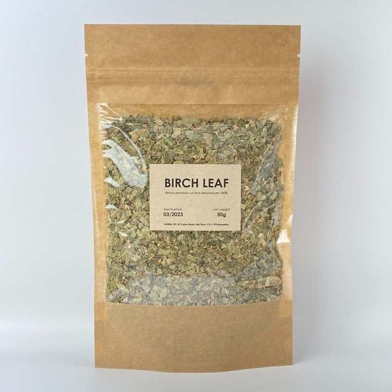 Birch Leaf Betula Pendula Dried Herb Herbal Tea 100% - Etsy