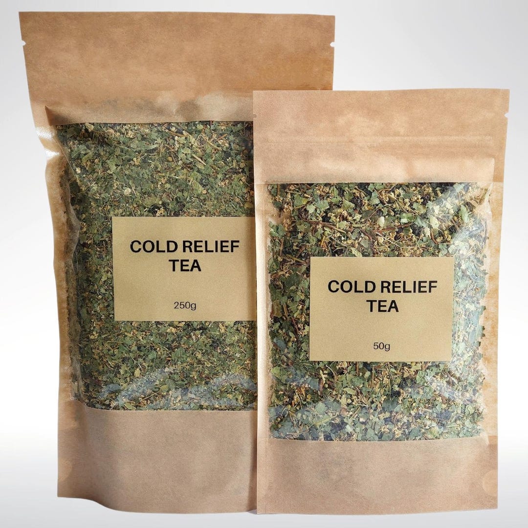 Cold Relief Tea | Handcrafted Herbal Blend | Linden Leaf and Flower ...