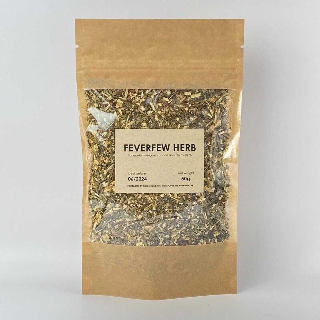 Feverfew Herb Tanacetum Parthenium 100% Natural Herbal Tea Zlocien ...