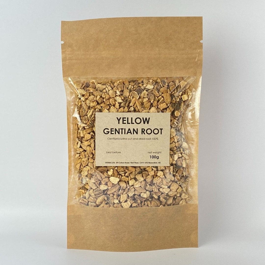 Yellow Gentian Root | Gentiana Lutea | Dried Herb Natural Herbal Tea ...