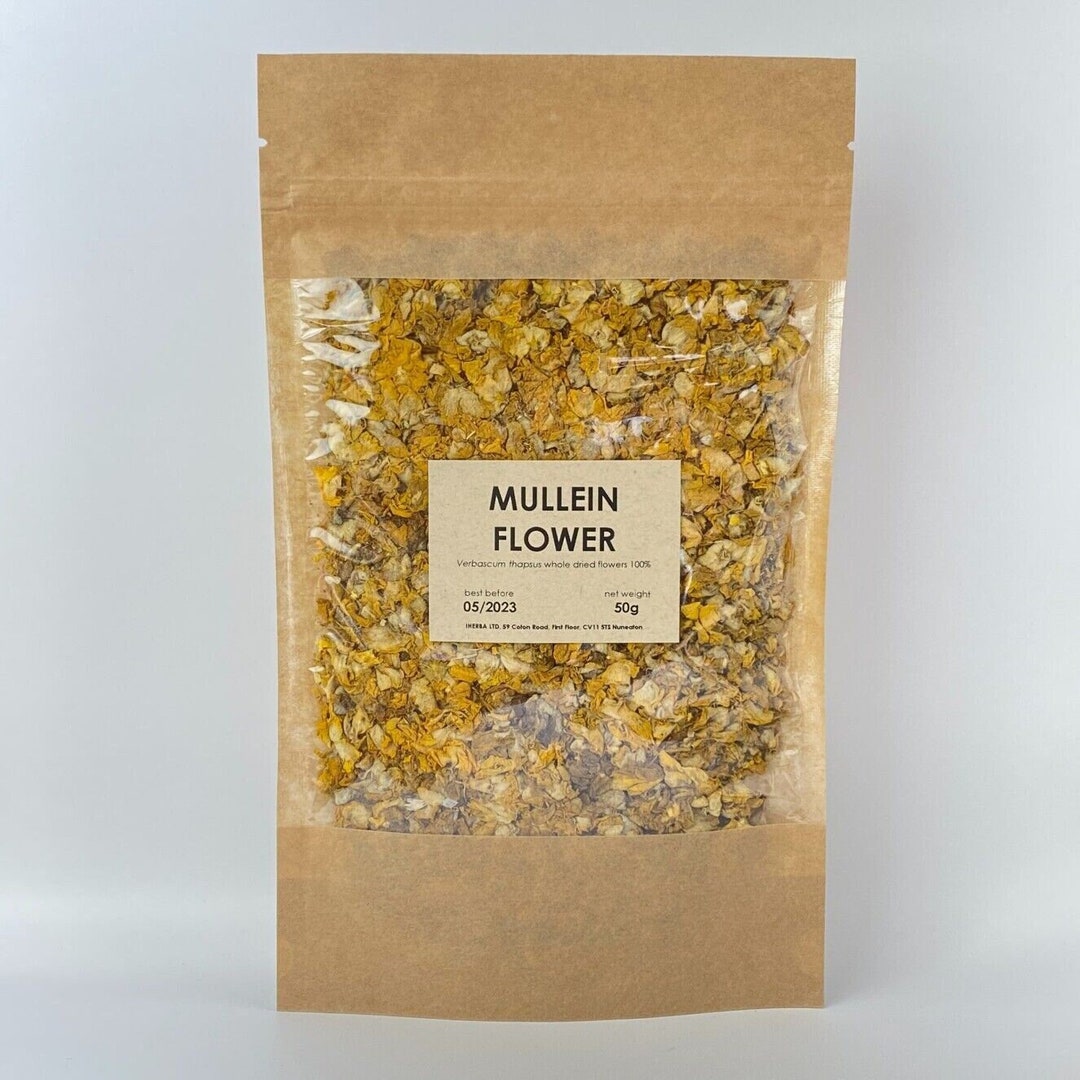 Mullein Flower Verbascum Thapsus 100% Natural Herbal Tea Dziewanna - Etsy