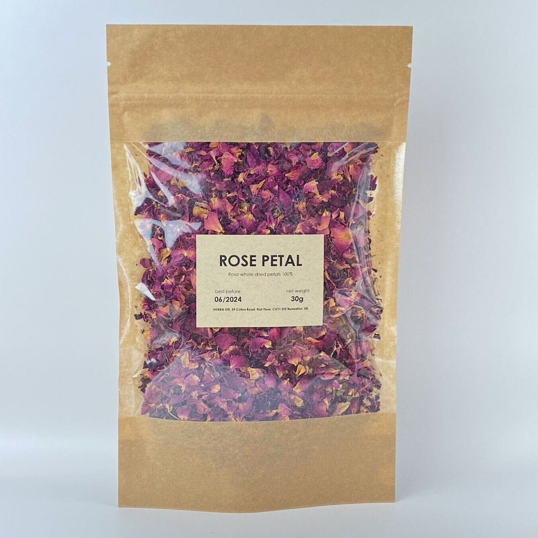 Rose Whole Dried Petals Rosa Centifolia Premium Quality Tea Crafts - Etsy