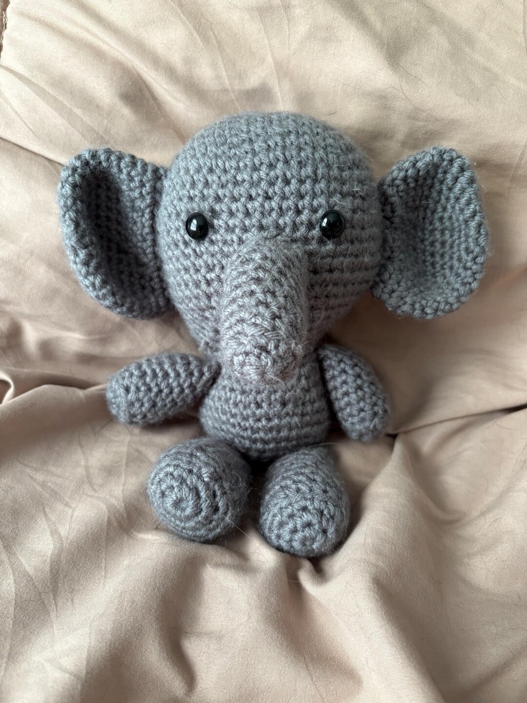 Crochet Stuffed Elephant - Etsy