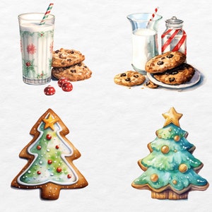 Christmas Cookies Watercolor Clipart Bundle (digital Download) - Etsy