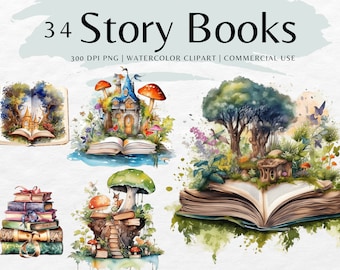 Magical Library Building Clipart Bundle: PNG & SVG Magical - Etsy