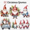 Country Christmas Clipart Bundle Png, Cozy Christmas Farm Clipart ...