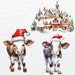 Country Christmas Clipart Bundle Png, Cozy Christmas Farm Clipart ...