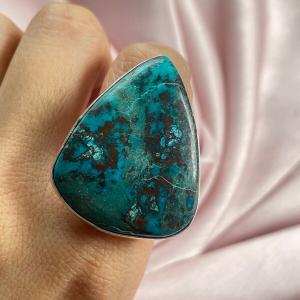 Chrysocolla Ring - Etsy