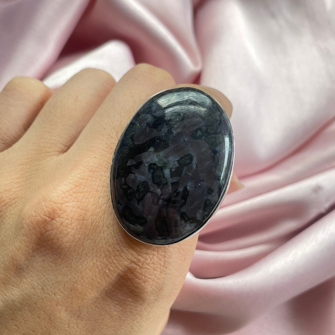 Mystic Merlinite Ring 925 Sterling Silver Ring Handmade Silver Jewelry ...