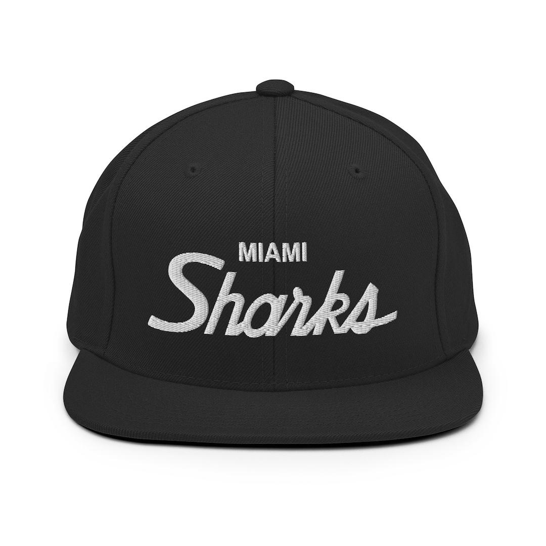 Miami Sharks Script Cap - Etsy