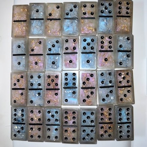 Epoxy Resin Domino Set - Etsy