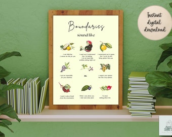 School Botany Poster - Etsy