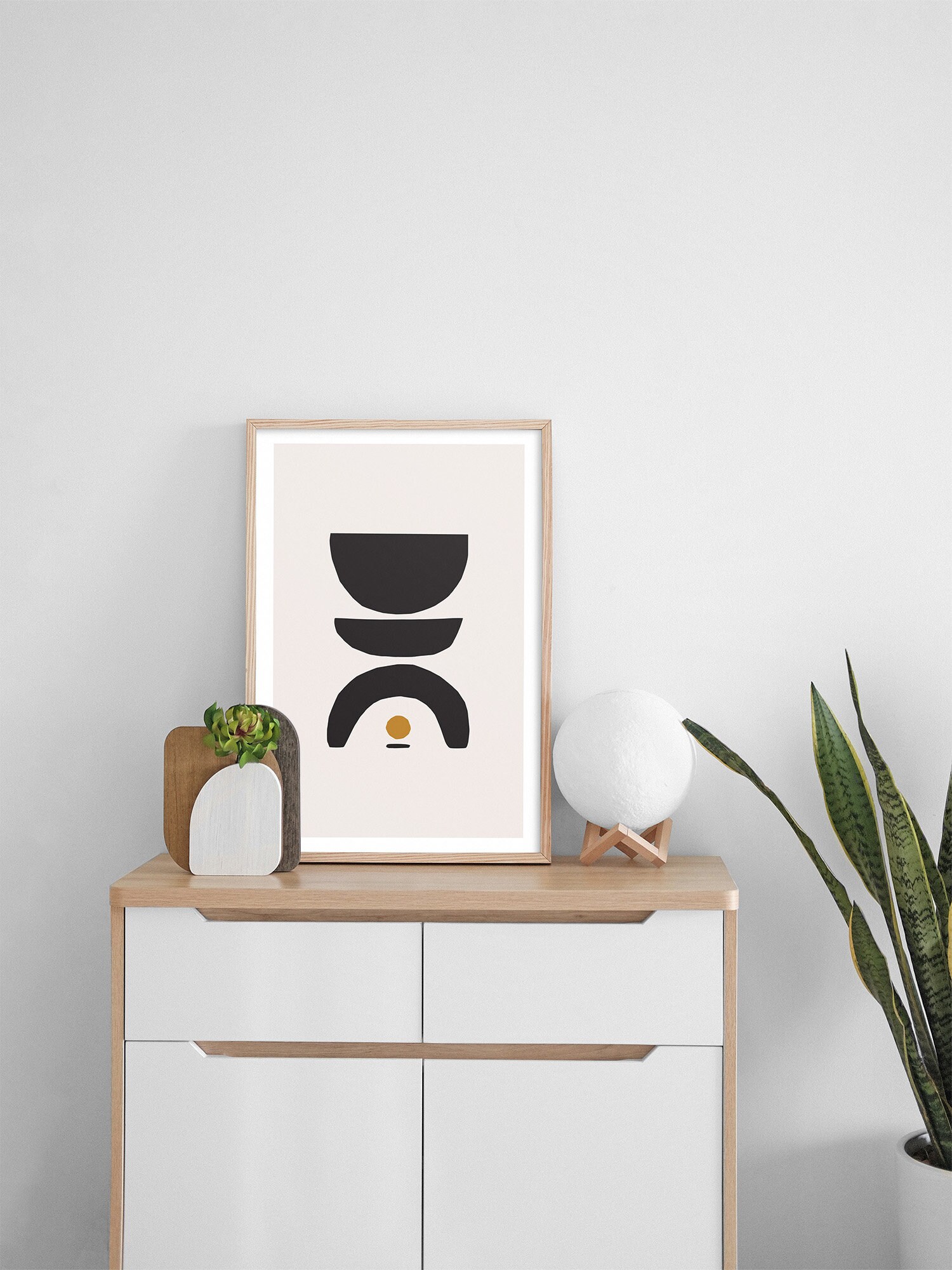 Boho Black Abstract Shapes Poster Digital Download Abstract Poster ...