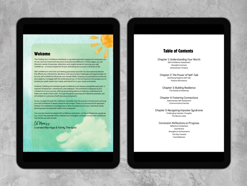 Finding Your Self-confidence Workbook: Embrace Your Worth & Power - Etsy