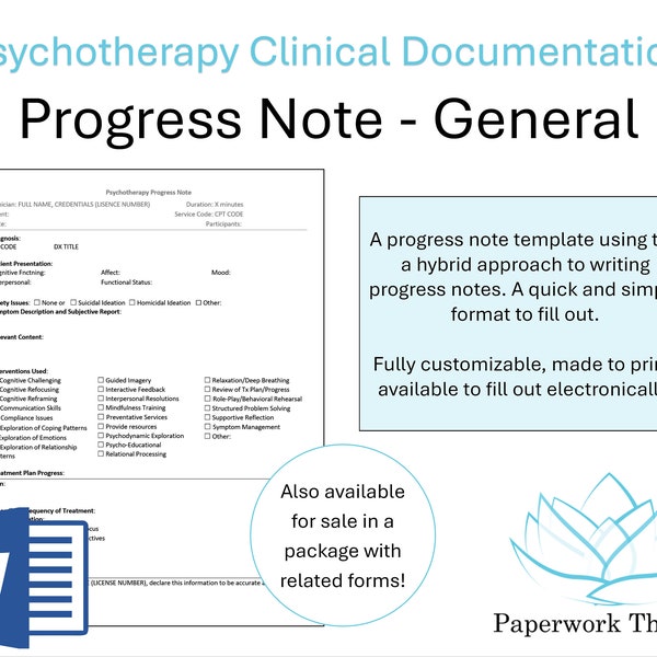 Nursing Progress Note - Etsy