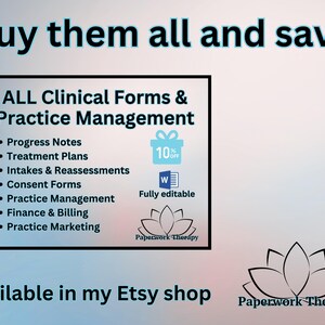 Reassessment Form (individuals) - Psychotherapy Clinical Documentation ...