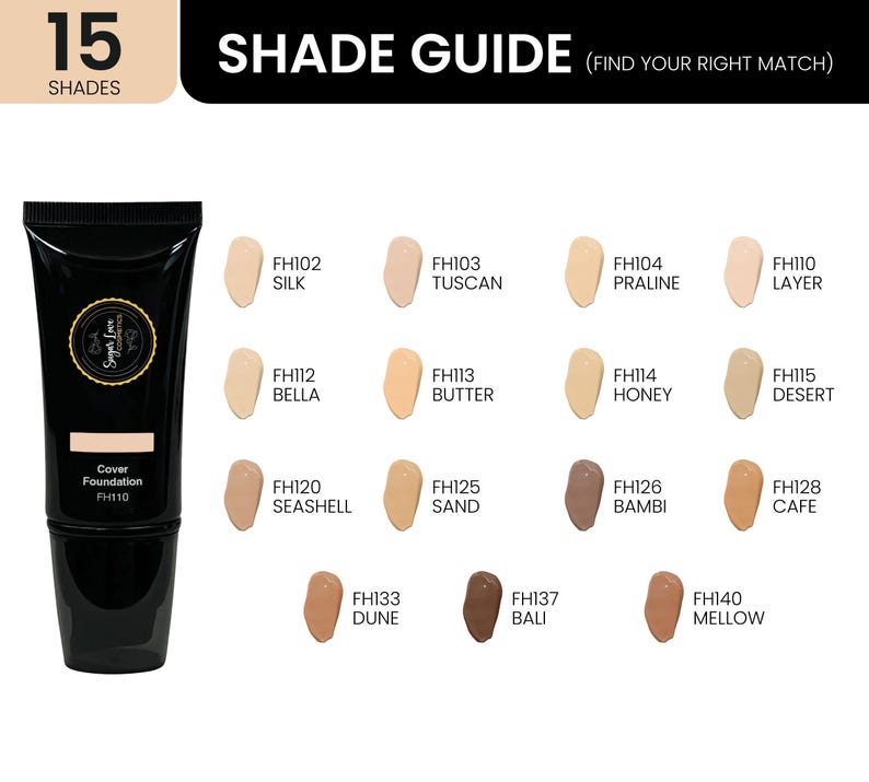 Full Cover Foundation - Layer | Organic Liquid Foundation | All-natural ...