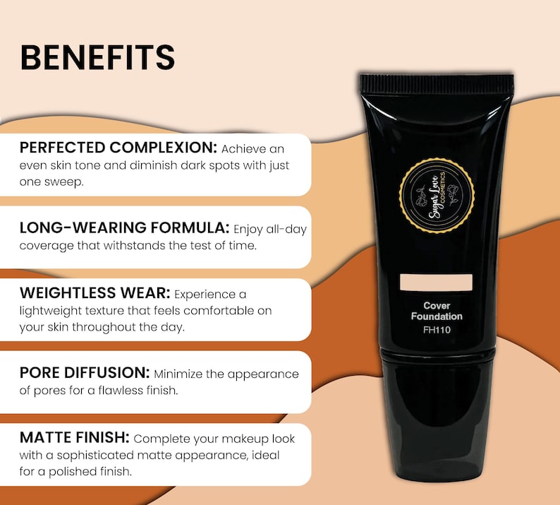 Full Cover Foundation - Layer | Organic Liquid Foundation | All-natural ...