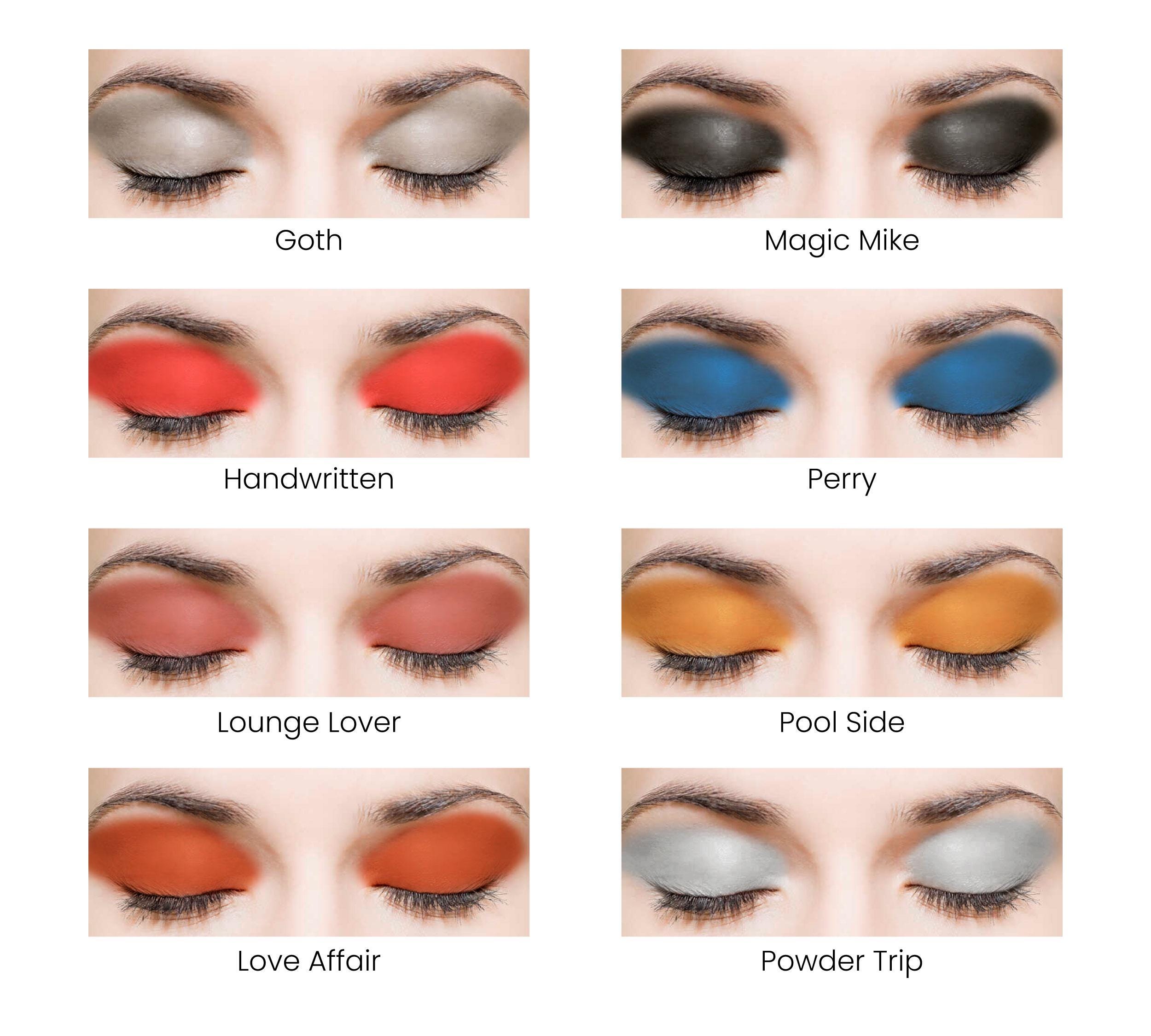 Perry Eye Shadow | MIDNIGHT Dark Blue Matte Eye Shadow | Blue Eye ...