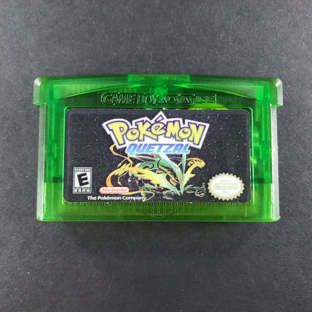Pokémon Quetzal GBA (gameboy Advance) Fan Made Homebrew Game - Etsy