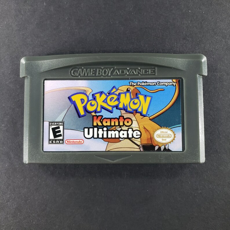Pokémon Kanto Ultimate GBA gameboy Advance Fan Made Homebrew Game - Etsy
