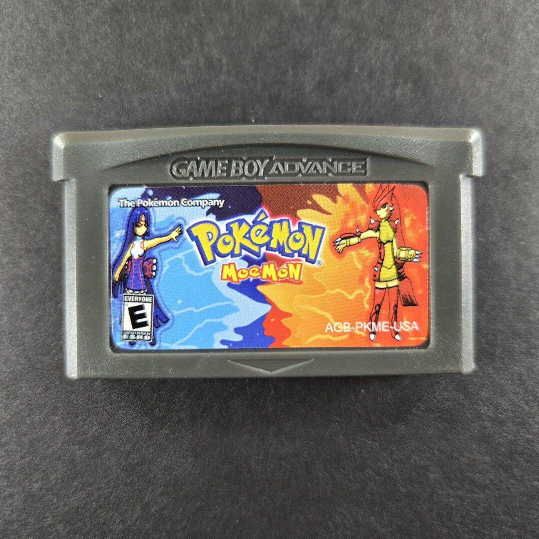 Pokémon Moemon Fire Red GBA (gameboy Advance) Fan Made Homebrew Game - Etsy