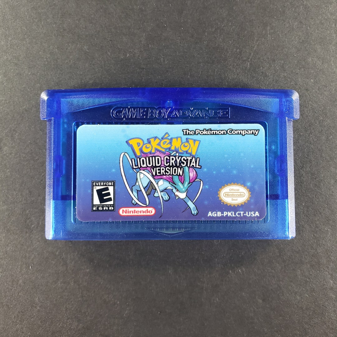 Pokémon Liquid Crystal Version GBA (gameboy Advance) Fan Made Homebrew ...
