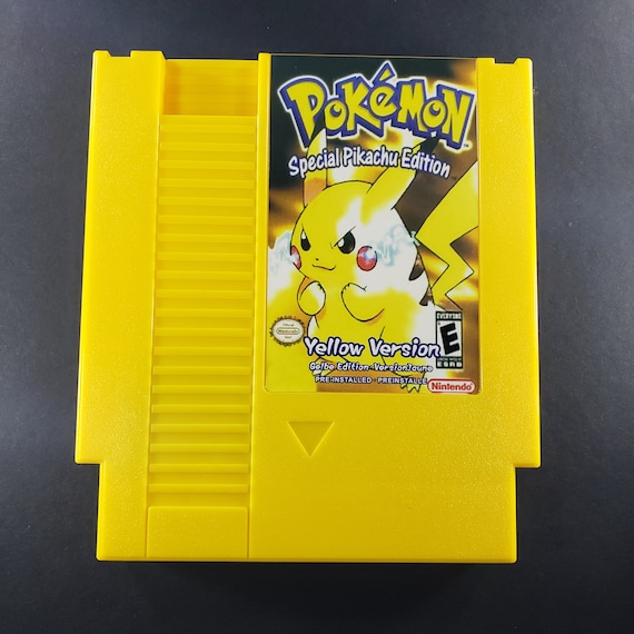 Pokemon Special Pikachu Edition Yellow Version NES Homebrew - Etsy
