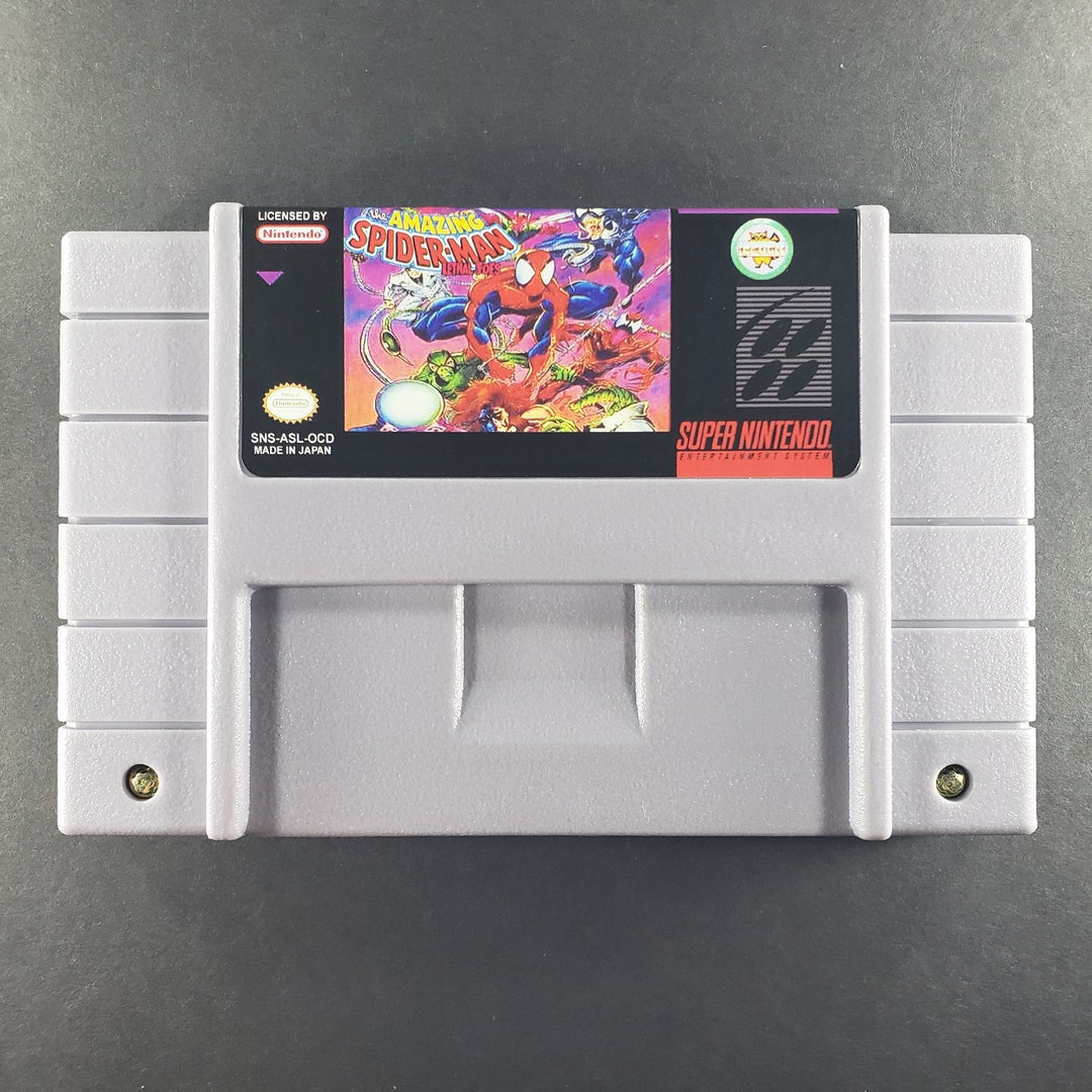 The Amazing Spider-man Lethal Foes English Translated SNES NTSC ...