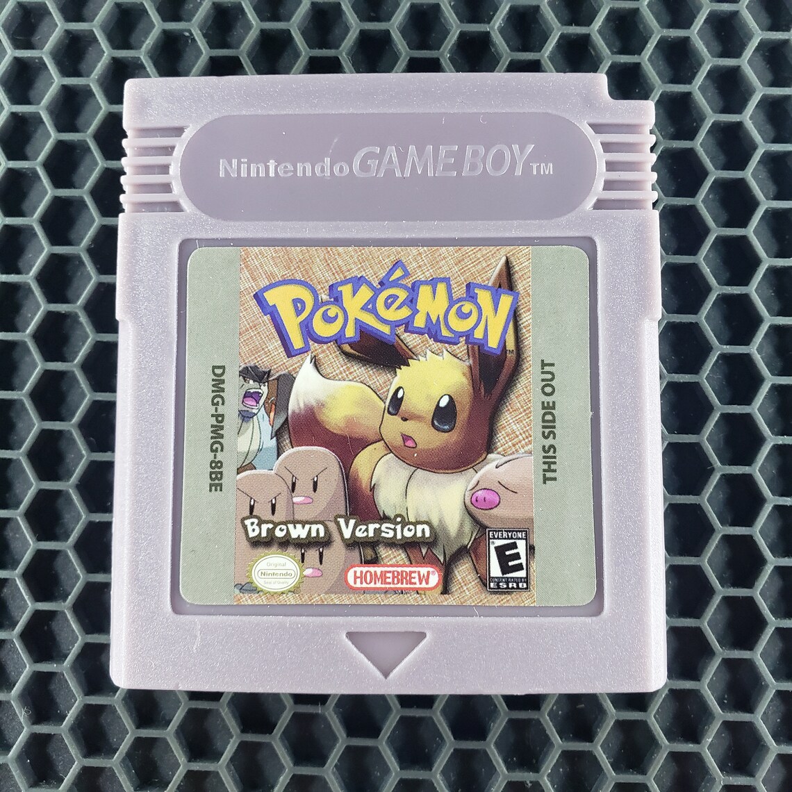 Pokémon Brown Version GBC nintendo Gameboy Color Fan Made - Etsy